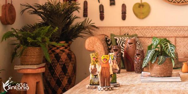 Decoração rústica com artesanatos dos índios Baniwa – Arte e Sintonia