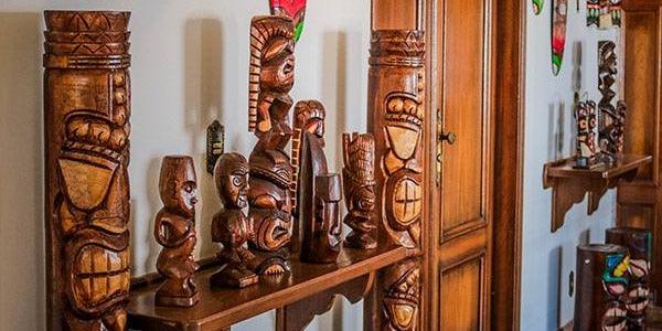 Artes Tiki com estilo havaiano para decoração tropical – Arte & Sintonia