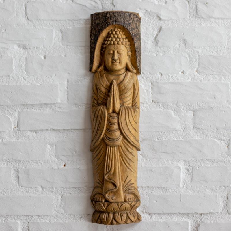 Escultura Buda no Tronco Natural | Artes da Indonésia – Arte & Sintonia