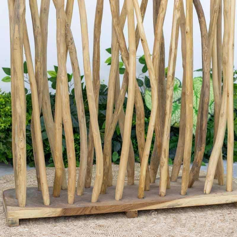 Painel Decorativo de Madeira Teca | Design Artesanal Balinês – Arte ...